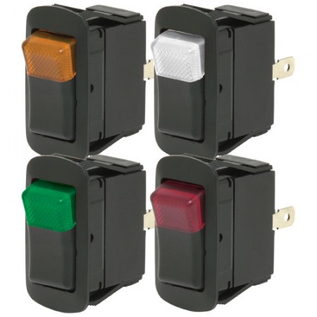 SPST On/Off Dependent LED Rocker Switch – Cole Hersee