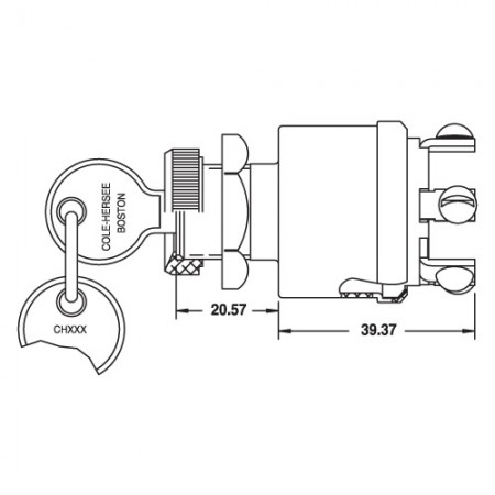 4 Position Heavy Duty Ignition Switch – Cole Hersee